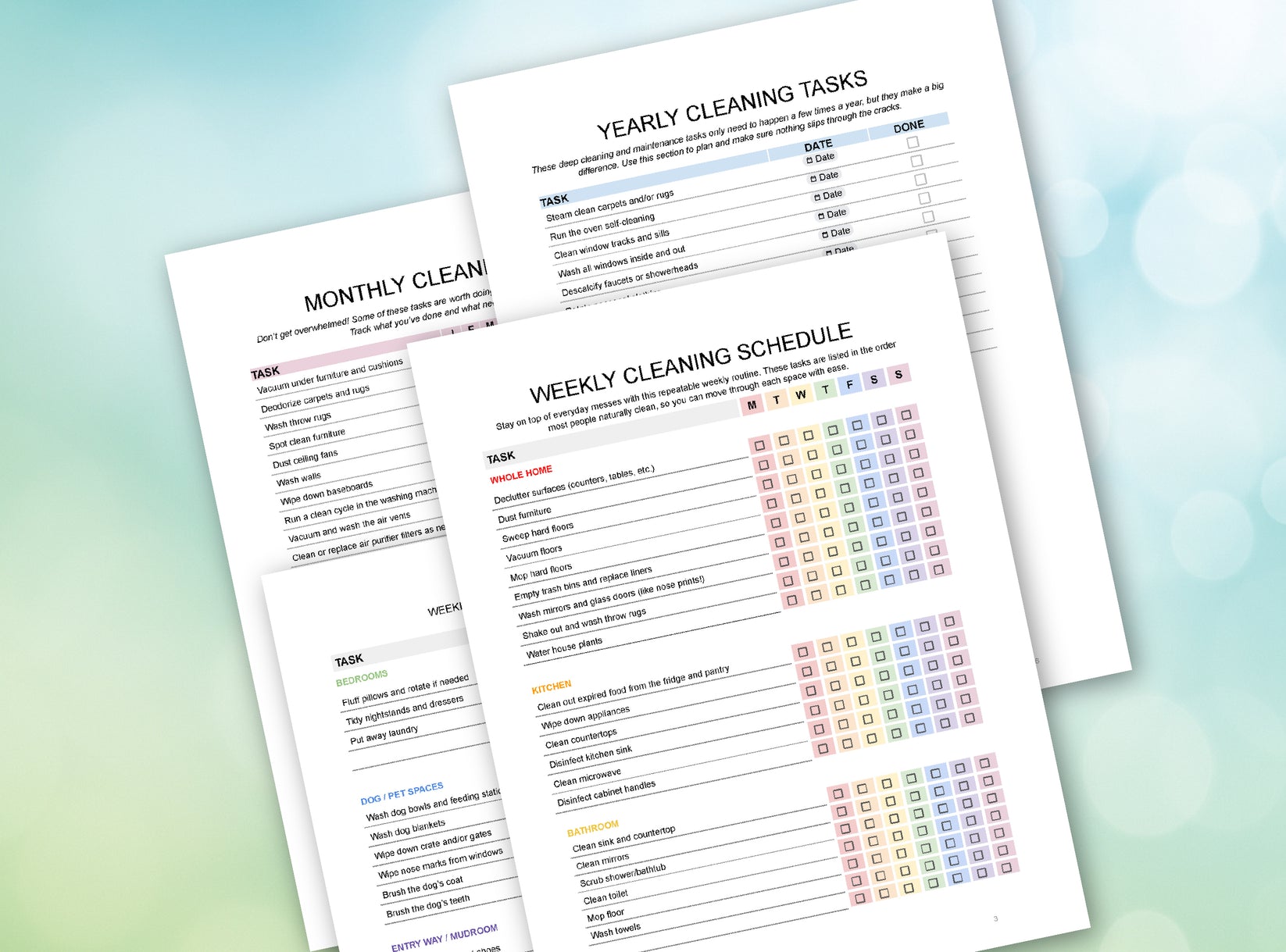 Dog-Friendly Cleaning Planner – Rescue Dogs 101