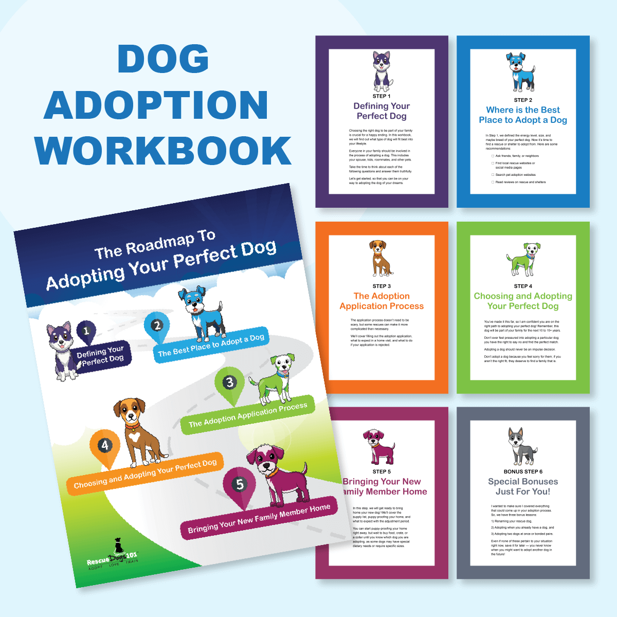 Dog Adoption Workbook: The Roadmap to Adopting Your Perfect Dog ...
