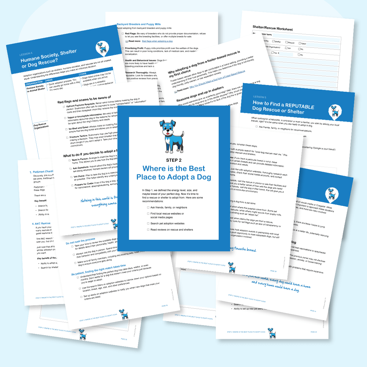 Dog Adoption Workbook: The Roadmap to Adopting Your Perfect Dog ...