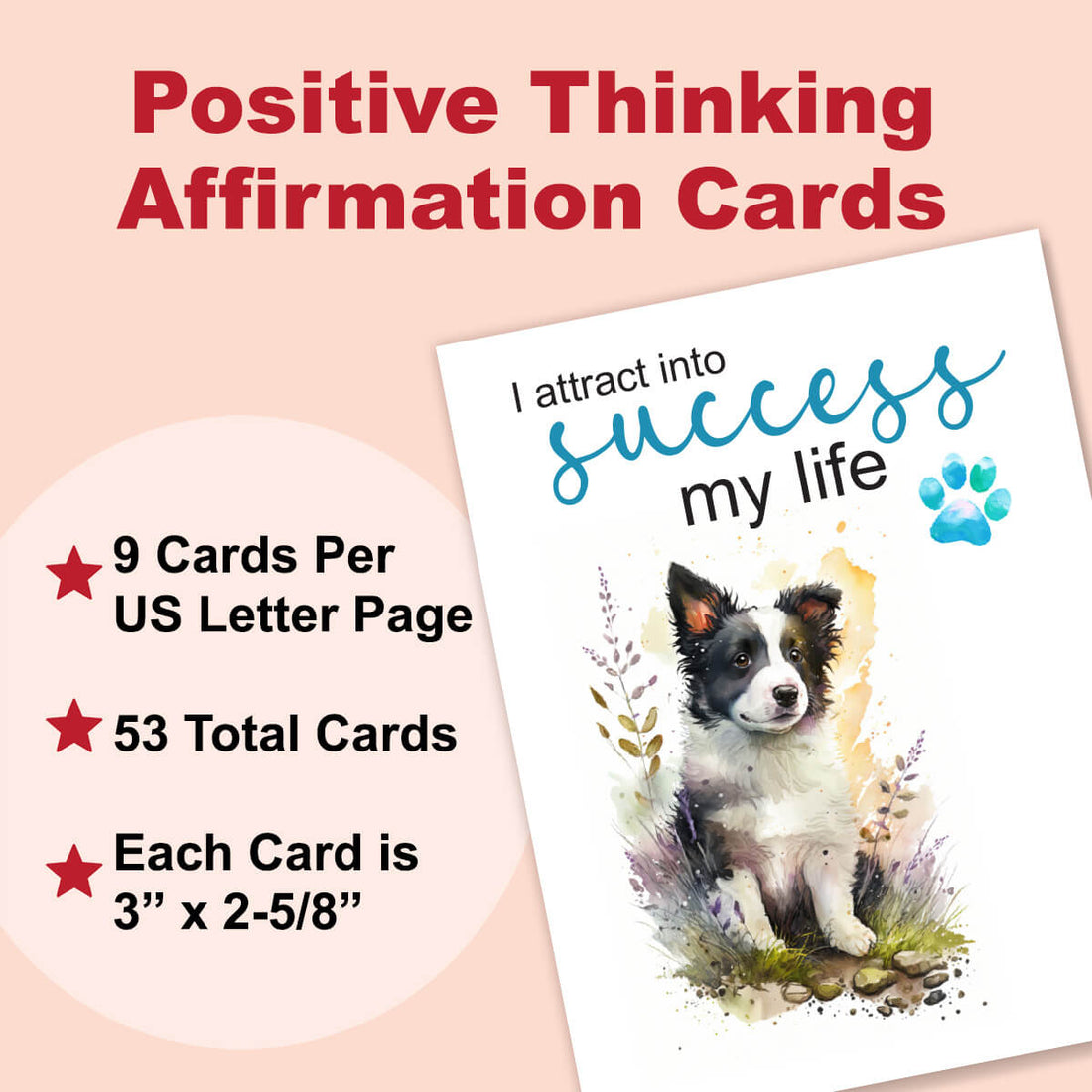 Life Lessons from a Dog Affirmation Cards – Rescue Dogs 101